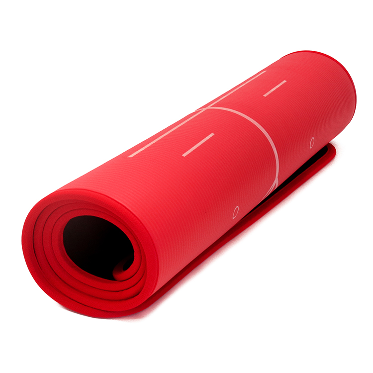 High Density Laser Engraving NBR 2 Color Yoga Mat | Yoga Mat Manufacturers